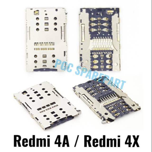 Jual Original New Connector Konektor Sim Card Xiaomi Redmi 4A - 4X ...