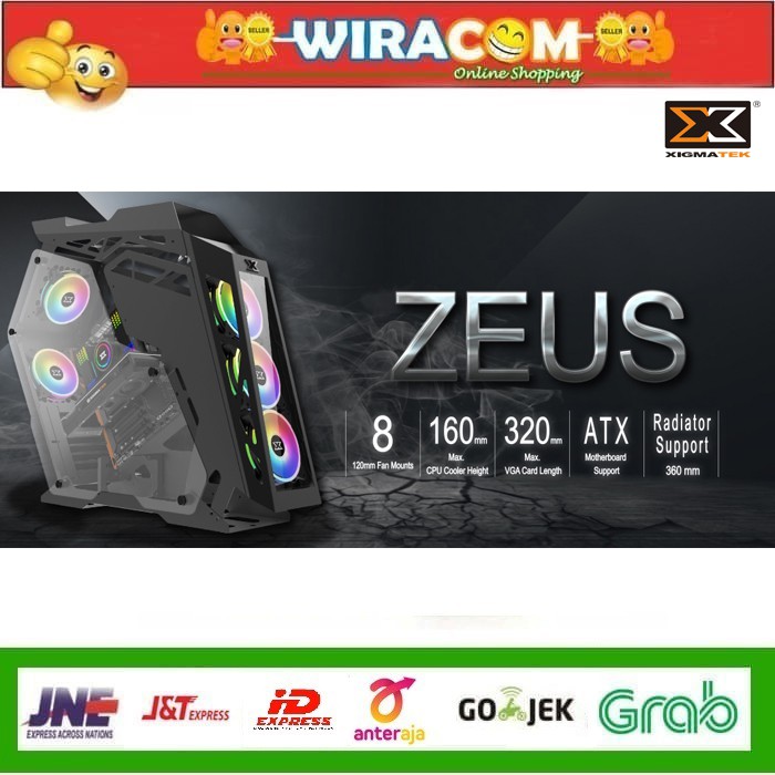 Jual Casing Xigmatek Zeus - Casing Gaming ATX, Micro ATX, Mini ITX ...
