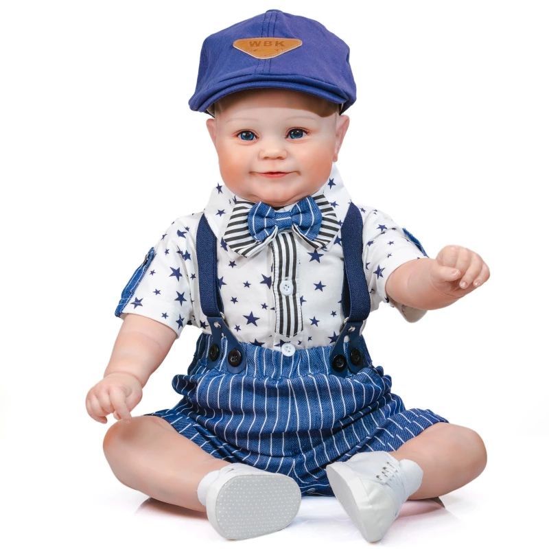 Jual Boneka Reborn 60CM Huge Original Size Reborn Baby Toddler Boy ...