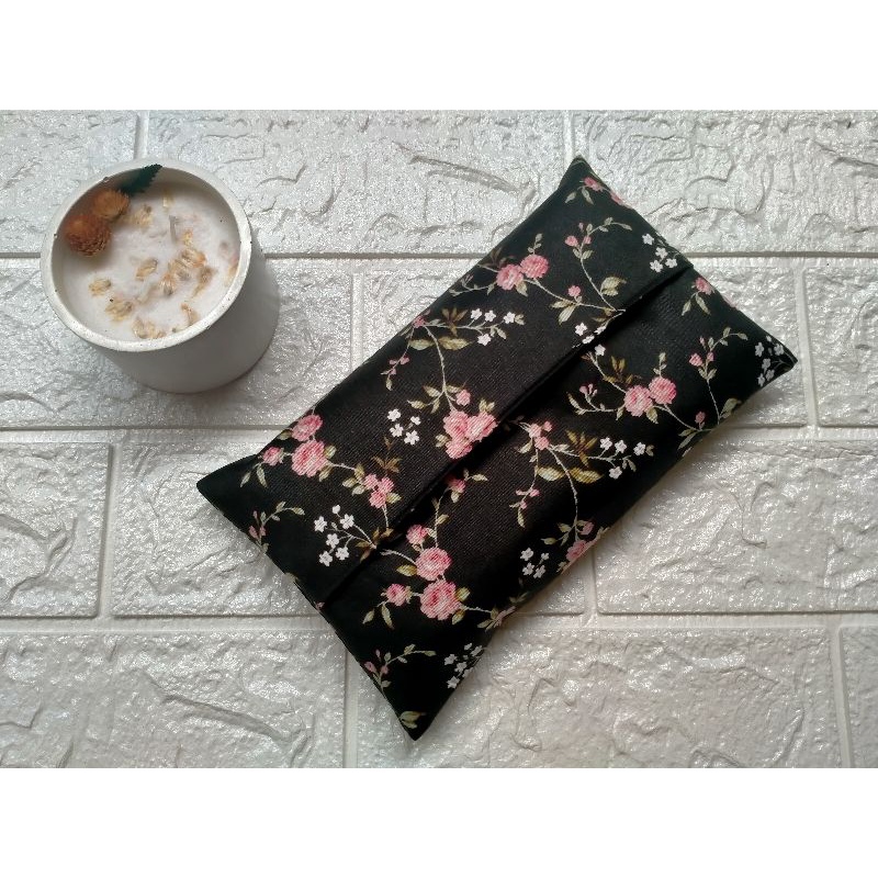 Jual Tempat tisu travel tissue pouch pocket holder cover astetic bahan ...