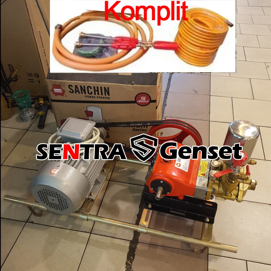Jual Mesin cuci steam Sanchin 45 + dinamo 5.5 HP FAW-VW 100 % Tembaga ...
