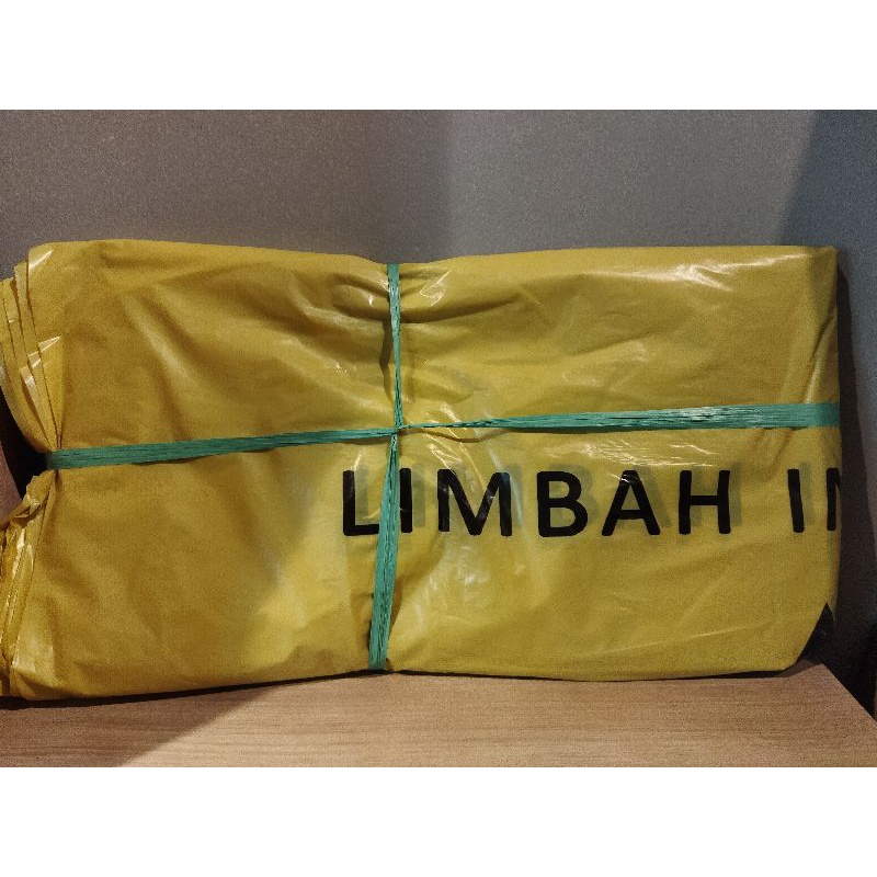 Jual Kantong Plastik Sampah Kuning Limbah Medis Infeksius 100x120 Isi ...
