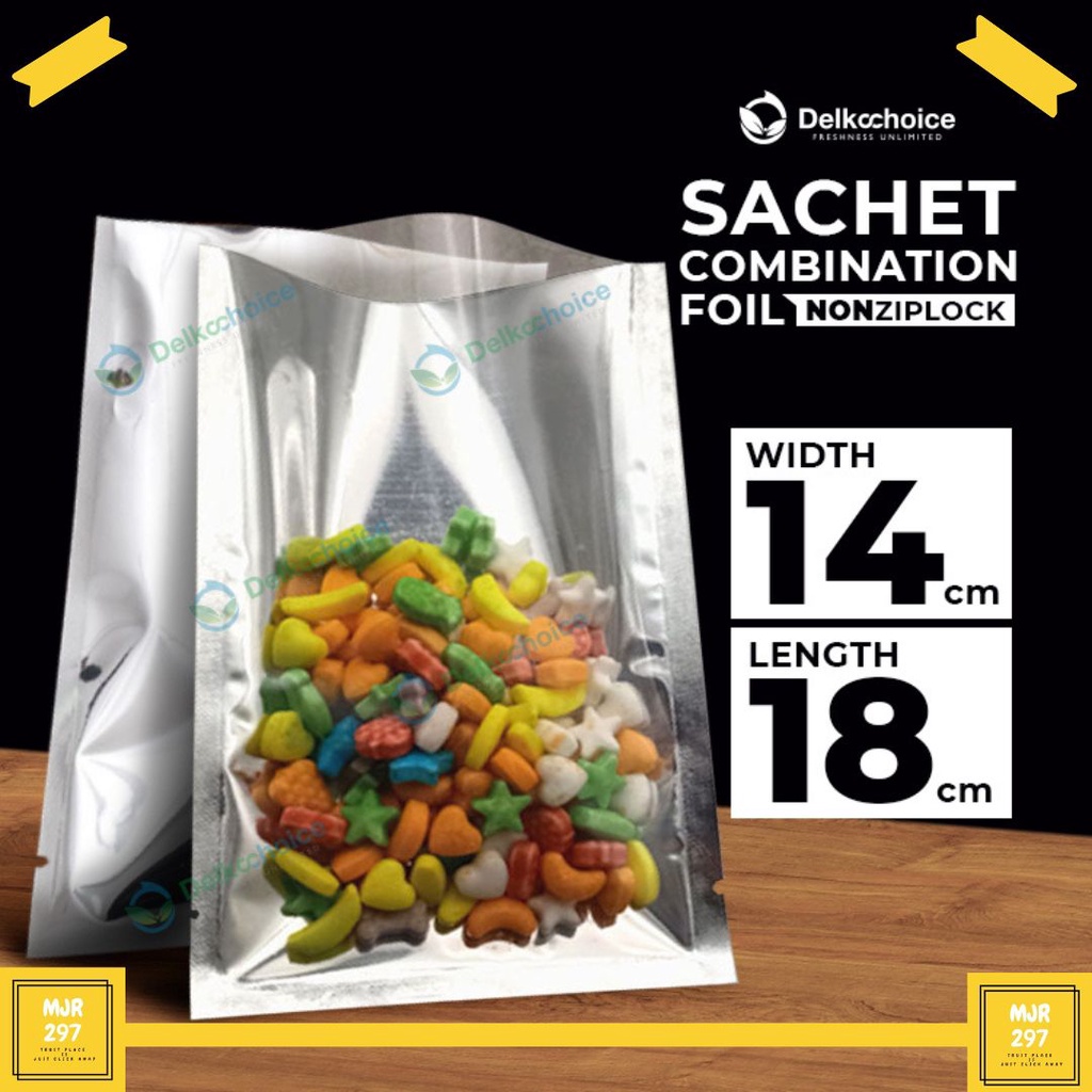Jual SACHET ALUMUNIUM FOIL - KEMASAN SACET BUMBU - SASET KOPI FULL GUSET DELKOCHOICE | Shopee ...