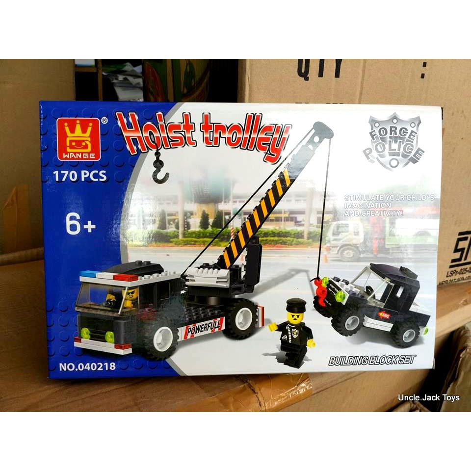 Jual Mainan Anak - Lego Blocks Hoist Trolley - Mobile Crane Blocks 170 ...