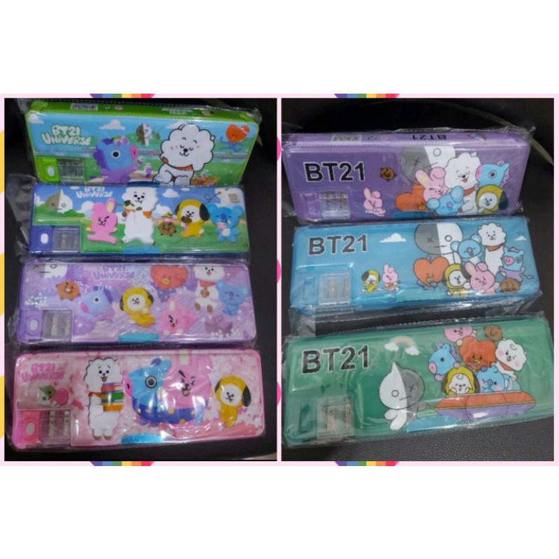 Jual Tempat pensil magnet BTS BT21 (B-588) / Tempat pensil magnet BTS ...