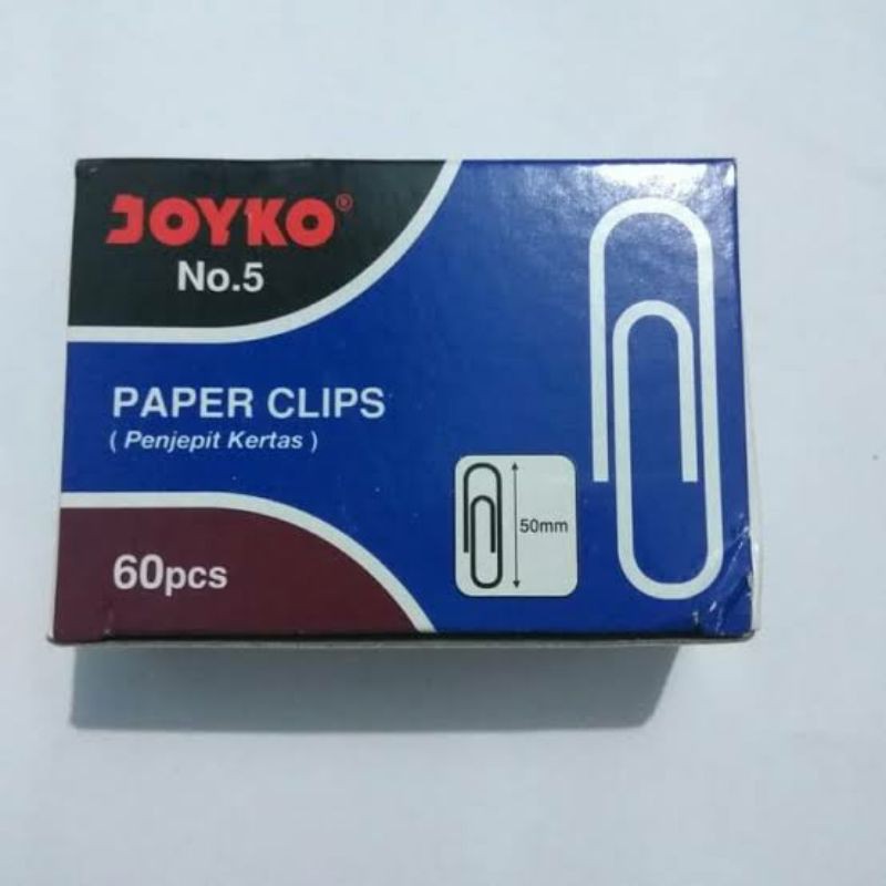 Jual Trigonal Clip Joyko No 5 / Paper Klip Joyko No 5 | Shopee Indonesia