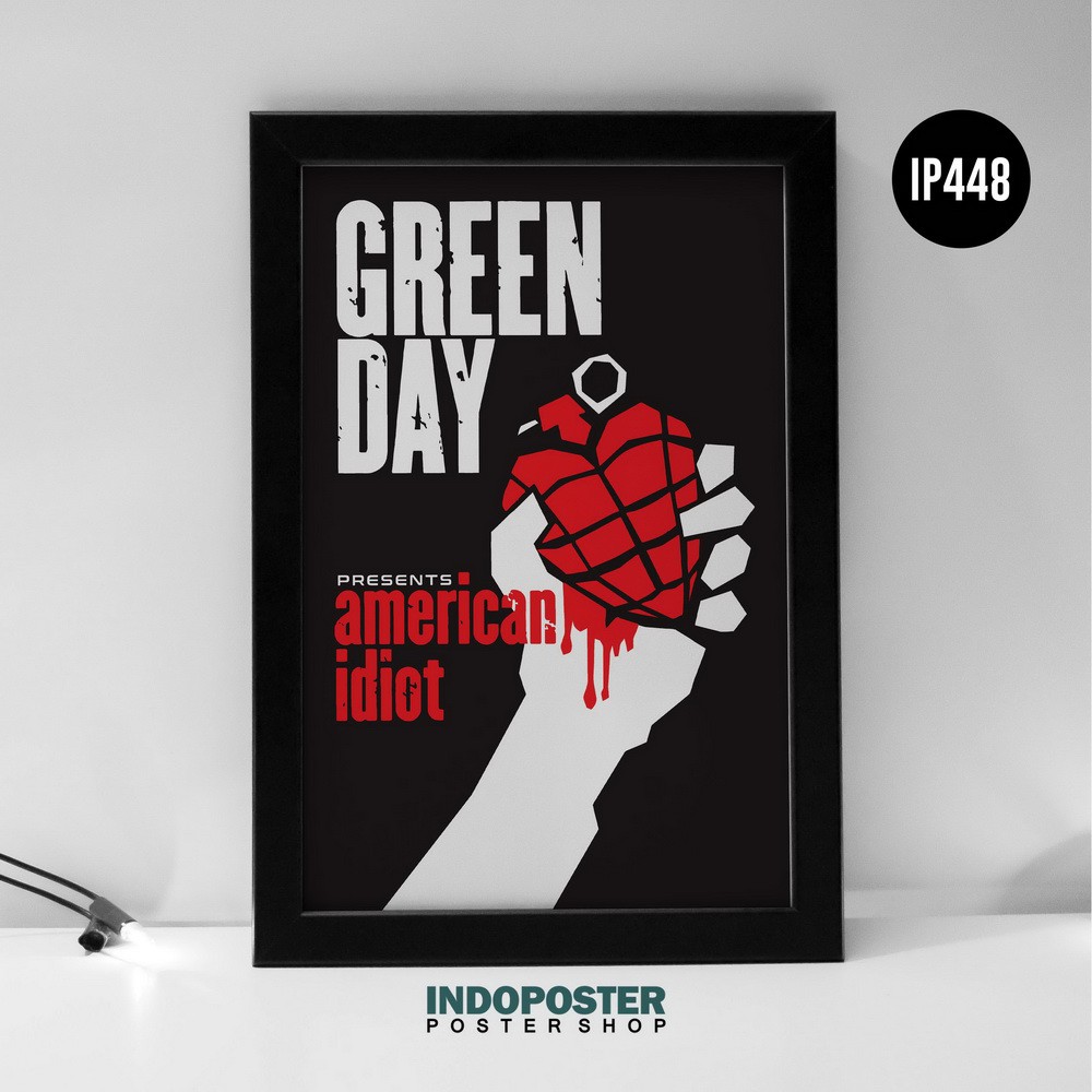 Jual Poster Green Day American Idiot Cover Album A2 60X40cm | Shopee ...