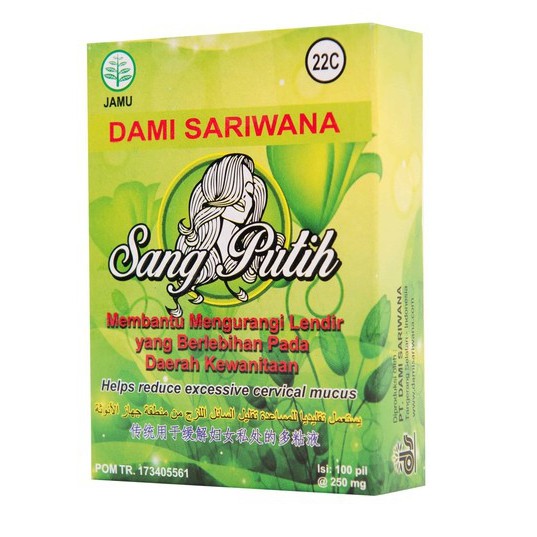 Jual Obat Herbal SANG PUTIH 100 Pil Mengurangi Gatal dan Bau Tidak ...