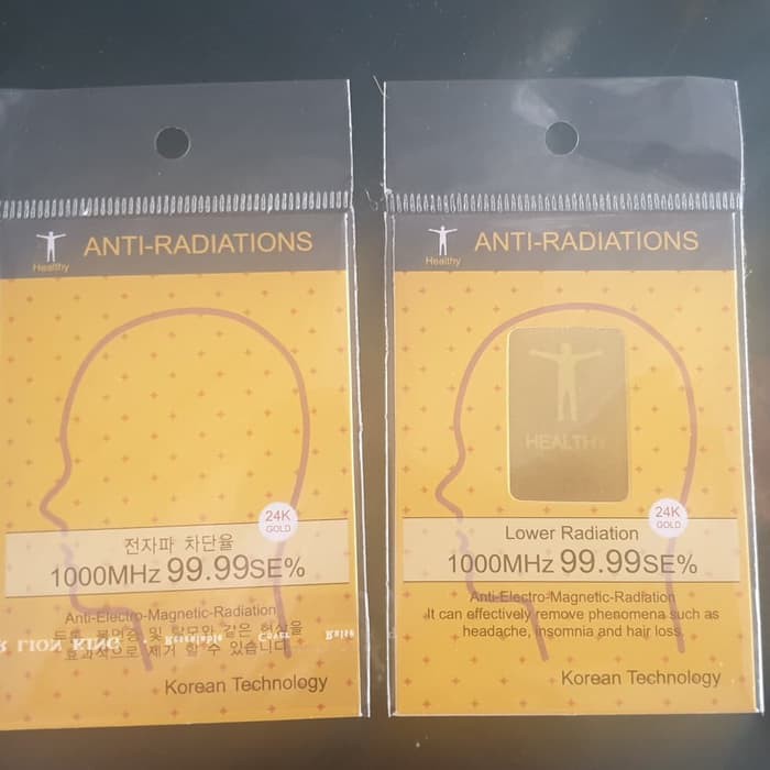 Jual STIKER ANTI RADIASI radiation sticker GELOMBANG SINYAL HP | Shopee ...