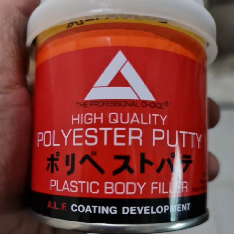 Jual DEMPUL PLASTIC BODY FILLER POLYESTER PUTTY ALFA 250Gr plus ...