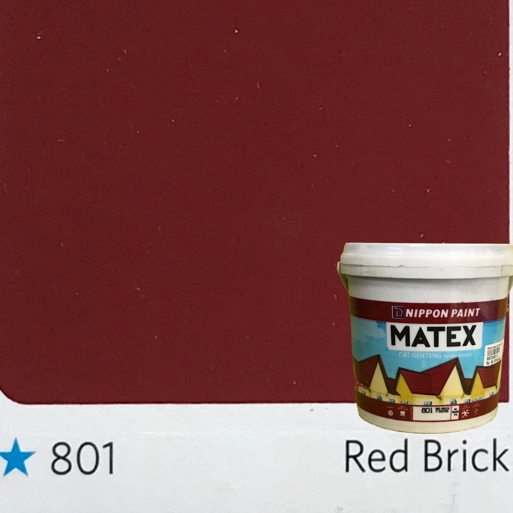 Jual Cat Genteng Matex Nippon Paint 1 liter | Shopee Indonesia