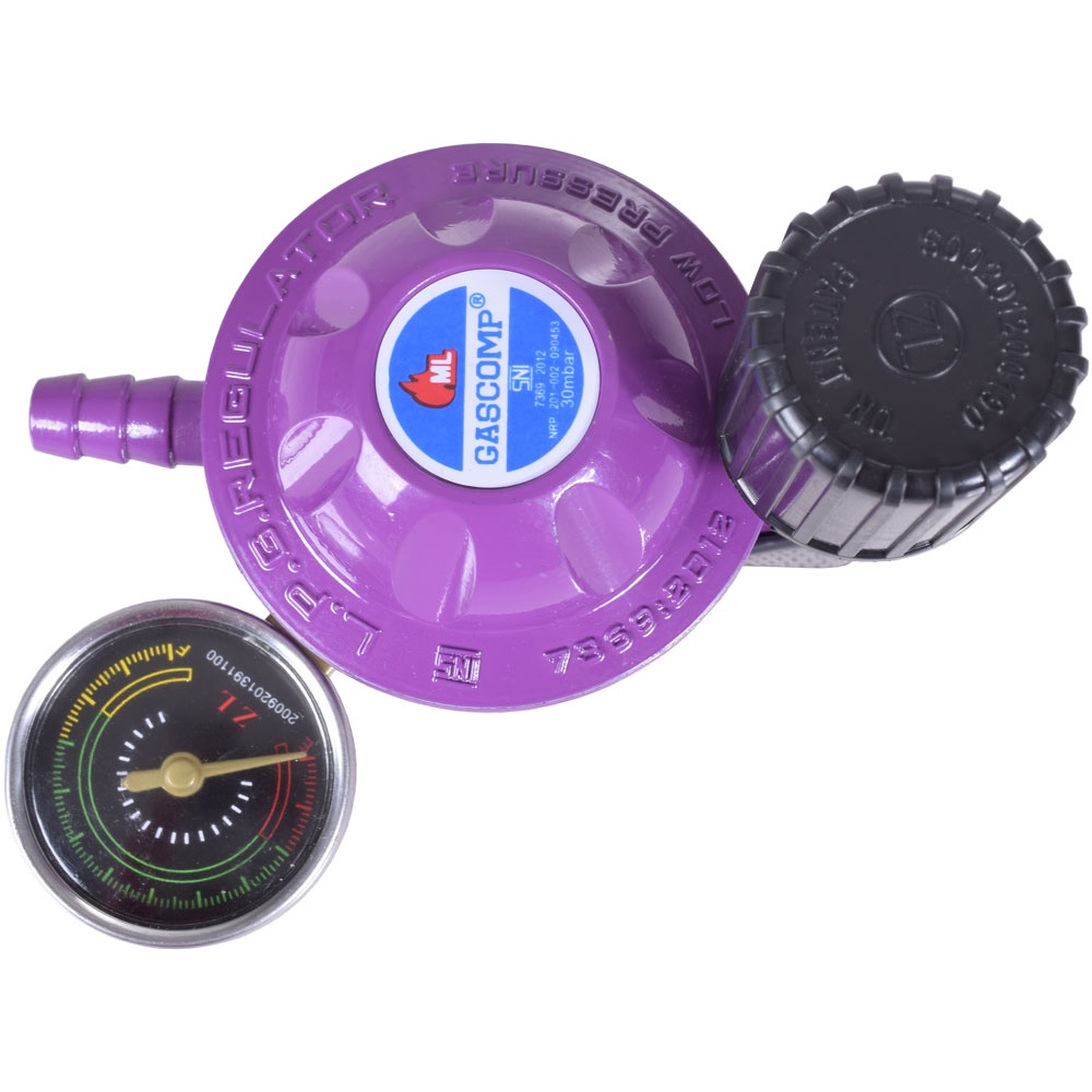 Jual Regulator Gas Tekanan Rendah Gascomp Super Lock GRS-02 | Shopee ...