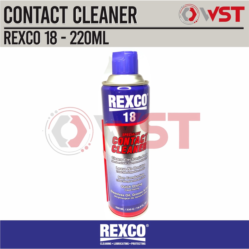 Jual Contact Cleaner Rexco 18 220ml / Pembersih Elektronik | Shopee ...