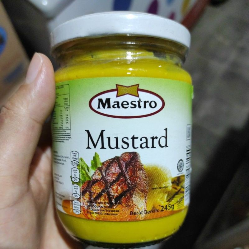 Jual Mustard Maestro Kemasan Botol kaca | Shopee Indonesia
