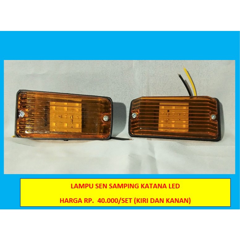 Jual LAMPU SEIN SEN LAMP SAMPING FENDER SUZUKI KATANA JIMNY LED 1 SET | Shopee Indonesia