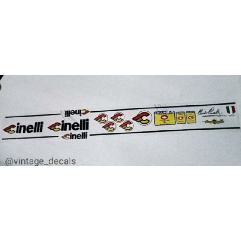 Jual sticker decal sepeda CINELLI super Corsa speciale Corsa | Shopee ...