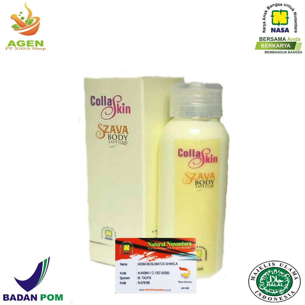 Jual Collaskin Body Lotion Nasa Mencerahkan Kulit /Agen PT Nasa Shop ...