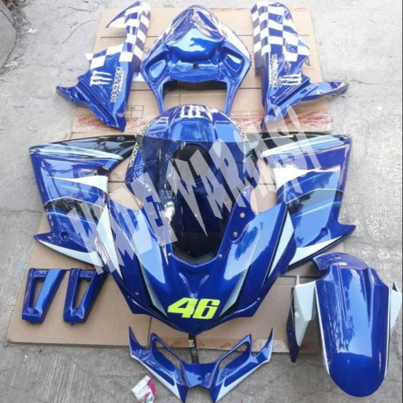 Jual Fullset Body Custom R15 Old,V1,V2 headlamp Model R25 Body belakang ...