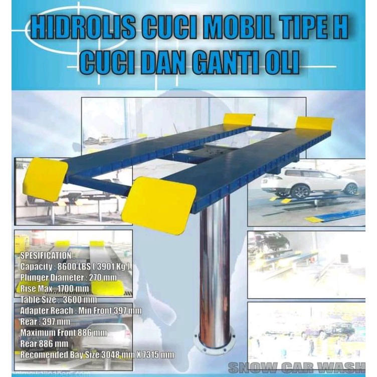 Jual hidrolik cuci mobil tipe H plat | Shopee Indonesia