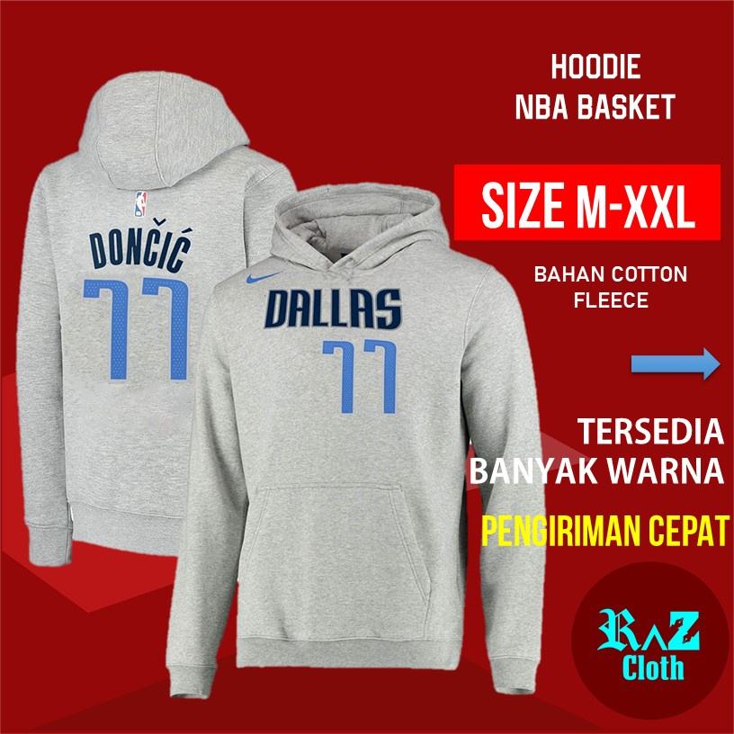 Jual Jersey Doncic Dallas 77 NBA Jaket Hoodie Basket Basketball ...