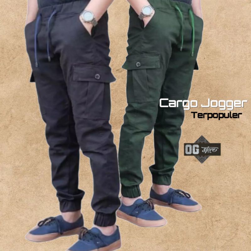 Jual Celana Jogger Cargo Pria Fashion Cowok Keren Terpopuler | Shopee Indonesia