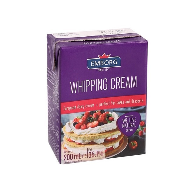 Jual Emborg Whipping Cream 200Ml | Shopee Indonesia