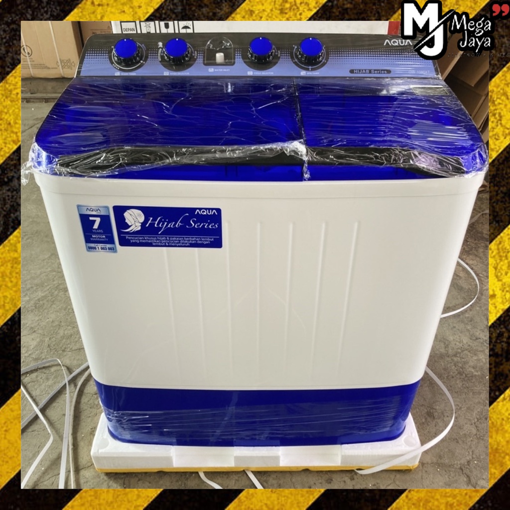 Jual MESIN CUCI AQUA QW-1080XT / AQUA 1080XT / KAPASITAS 10 KG / 2 TABUNG | Shopee Indonesia