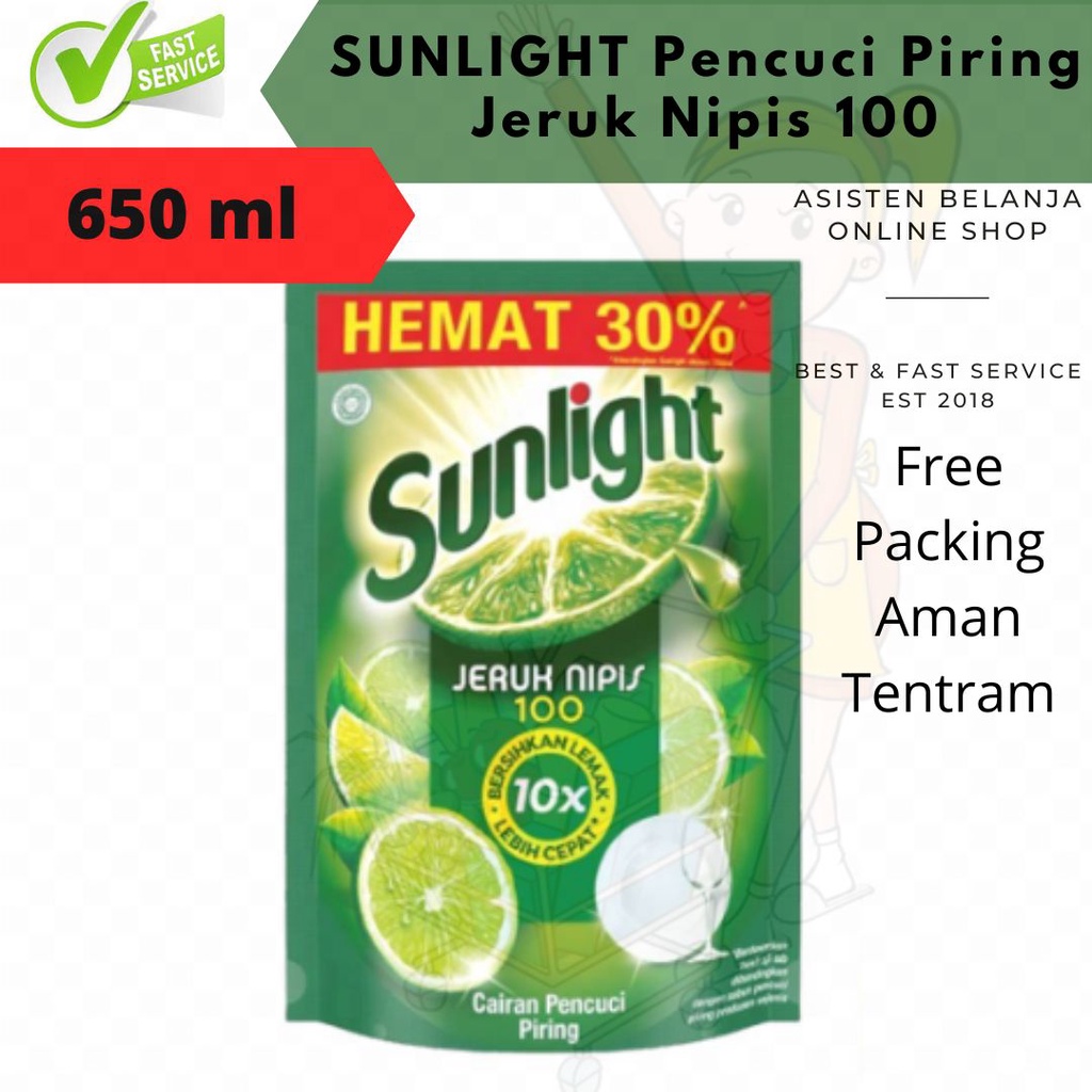 Jual Sunlight Jeruk Nipis100 isi 625 600 560 ml Sabun Cuci Piring Refill 635ml Pencuci Refill ...