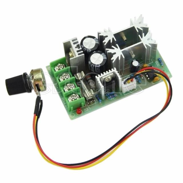 Jual Pengatur kecepatan dimmer dimer dinamo DC 10-60v 20A PWM speed ...