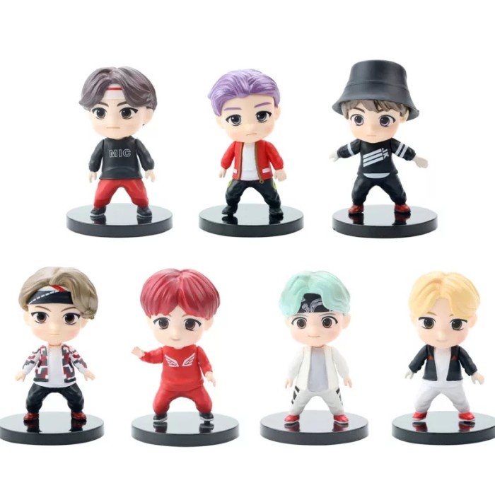 Jual AFT ACTION FIGURE BTS BT21 TINYTAN ARMY BANGTAN BOYS KPOP IDOL TOPPER CAKE - RANDOM Kode ...