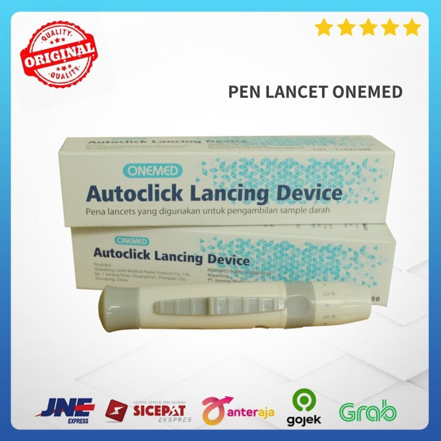 Jual Pen Lancet Onemed - Pen Autoclick Lancing Device - Alat Pengambil Sample Darah | Shopee ...