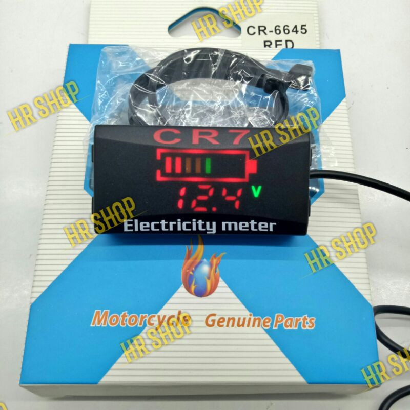 Jual Voltmeter Digital Electricity Meter Motor - Voltmeter Plus Ampere ...