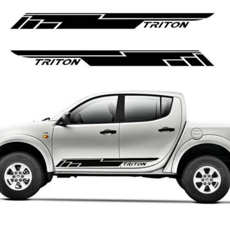 Jual stiker mobil Sticker Cutting mobil Triton Hilux Strada | Shopee ...
