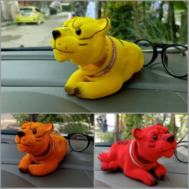 Jual Boneka Harimau Kepala Goyang Hiasan Dashboard Mobil | Shopee Indonesia