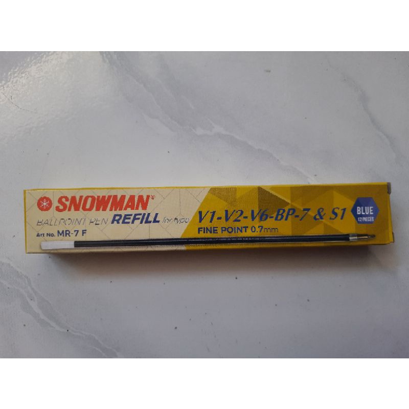 Jual Isi Bolpoint Pulpen Snowman V1 V2 V6 BP7 & S1 | Shopee Indonesia