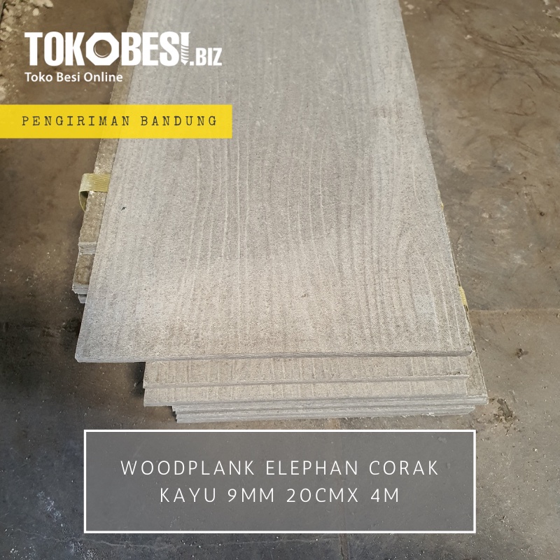 Jual KHUSUS BANDUNG Woodplank Lisplang Elephan corak kayu 9mm 20cmx 4m ...