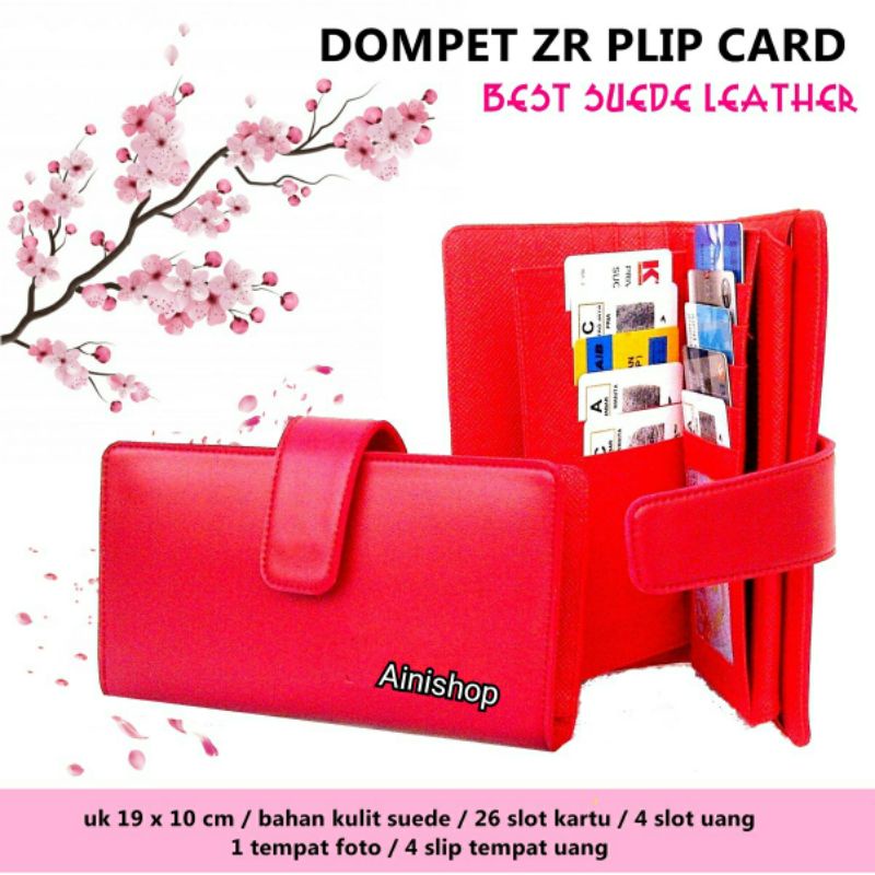 Jual Dompet wanita zr kartu flip | Shopee Indonesia