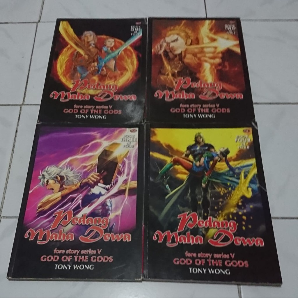 Jual komik pedang maha dewa fore story series v god of the gods 1-4 ...