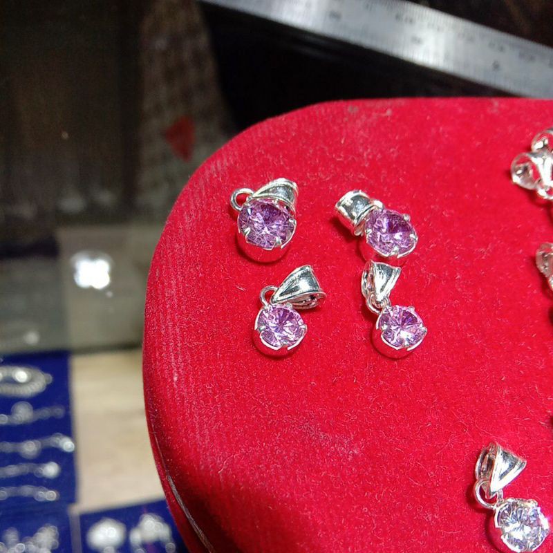 Jual liontin Desi dgn berbagai warna bahan perak murni | Shopee Indonesia