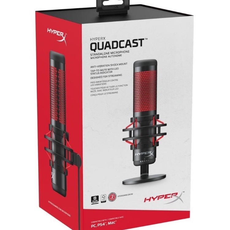 Jual hyper X Quadcast microphone Gaming autonome for streaming hyper X ...