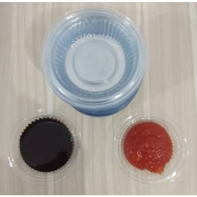 Jual Wadah Cup Saos l Tray Mika Sambal Sambel Saos Plastik Bening Isi ...