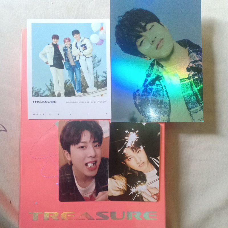 Jual Album Treasure Effect Unsealed Photocard Junghwan Hologram Haruto ...