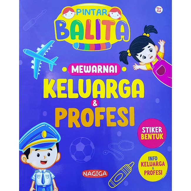 Jual Gramedia Medan - Pintar Balita Mewarnai Keluarga Dan Profesi ...