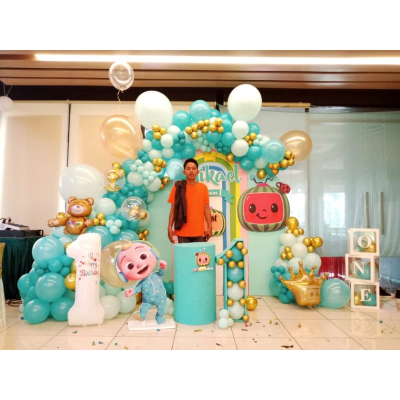 Jual PAKET ULANG TAHUN + BEDROP , ANGKA , NAMA , TABUNG + BALON ...