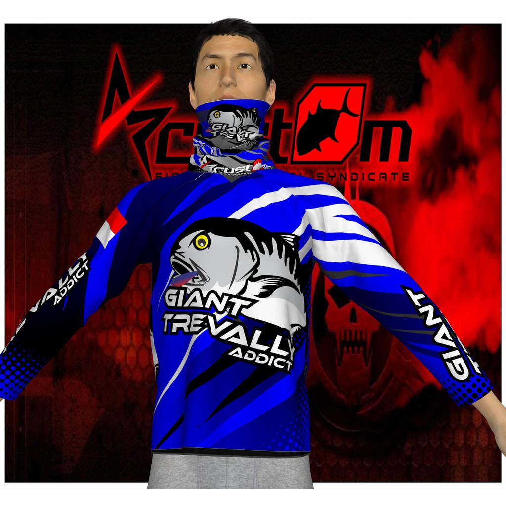 Jual Jersey mancing dan Buff Custom....TERLARIS!! | Shopee Indonesia