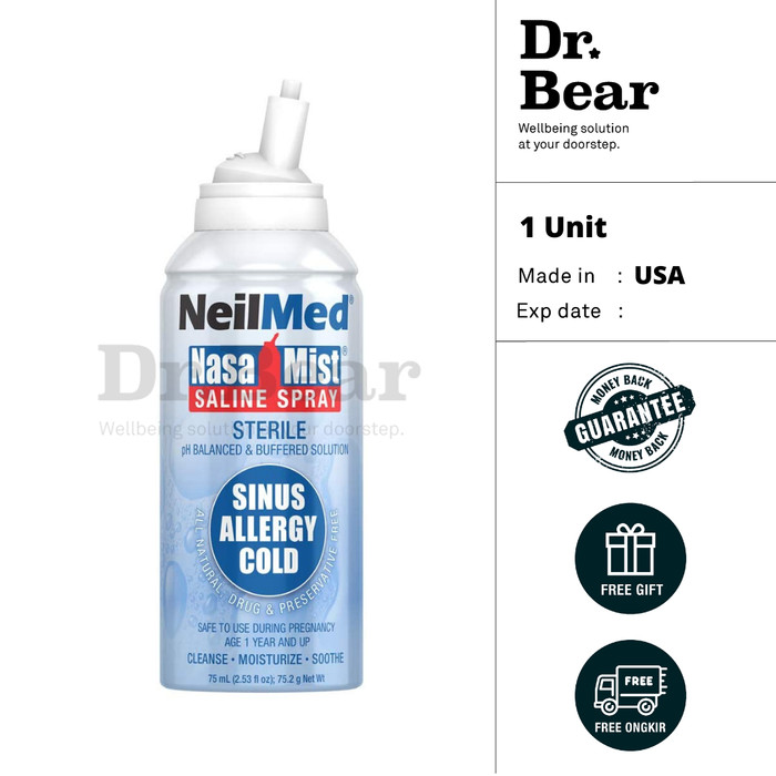 Jual Neilmed Nasa Mist Spray/ Nasal Spray/ Nasal Rinse/ Neilmed Nasal ...