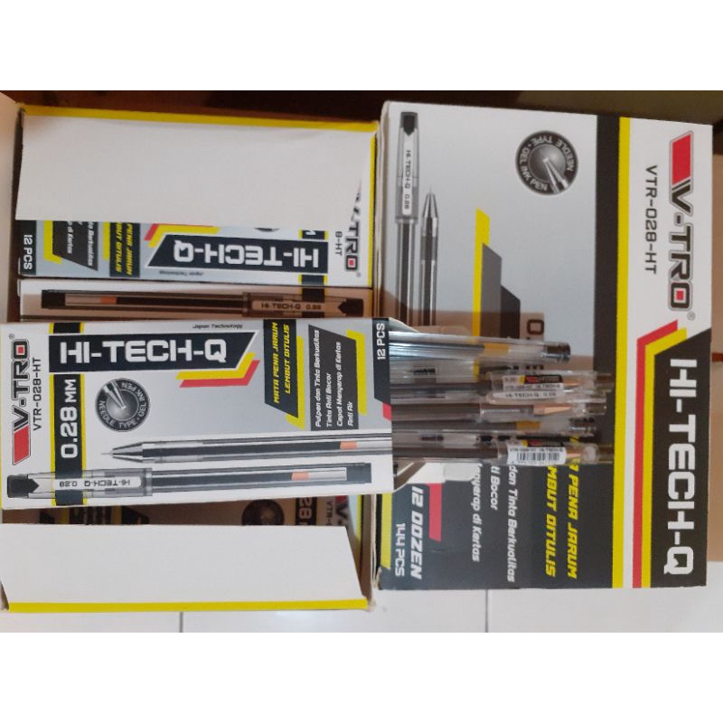 Jual V-TRO Pulpen Gel Hi Tech Ballpoint Hitech 0.28mm | Shopee Indonesia