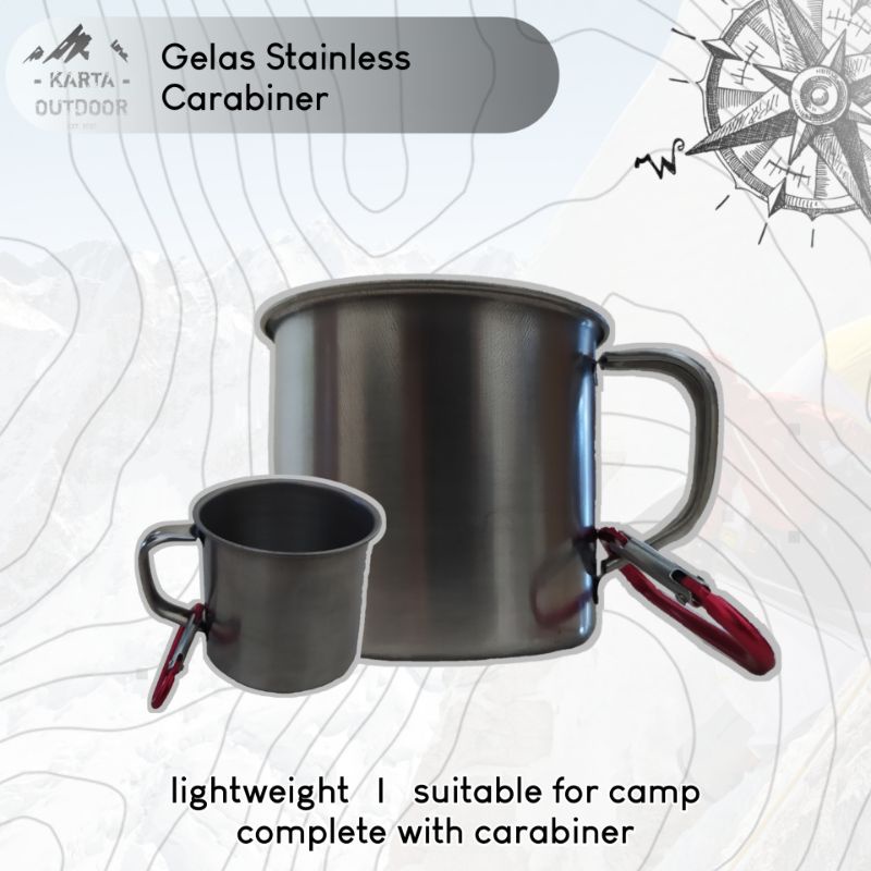 Jual GELAS GUNUNG / CANGKIR GUNUNG / GELAS CARABINER / CANGKIR ...