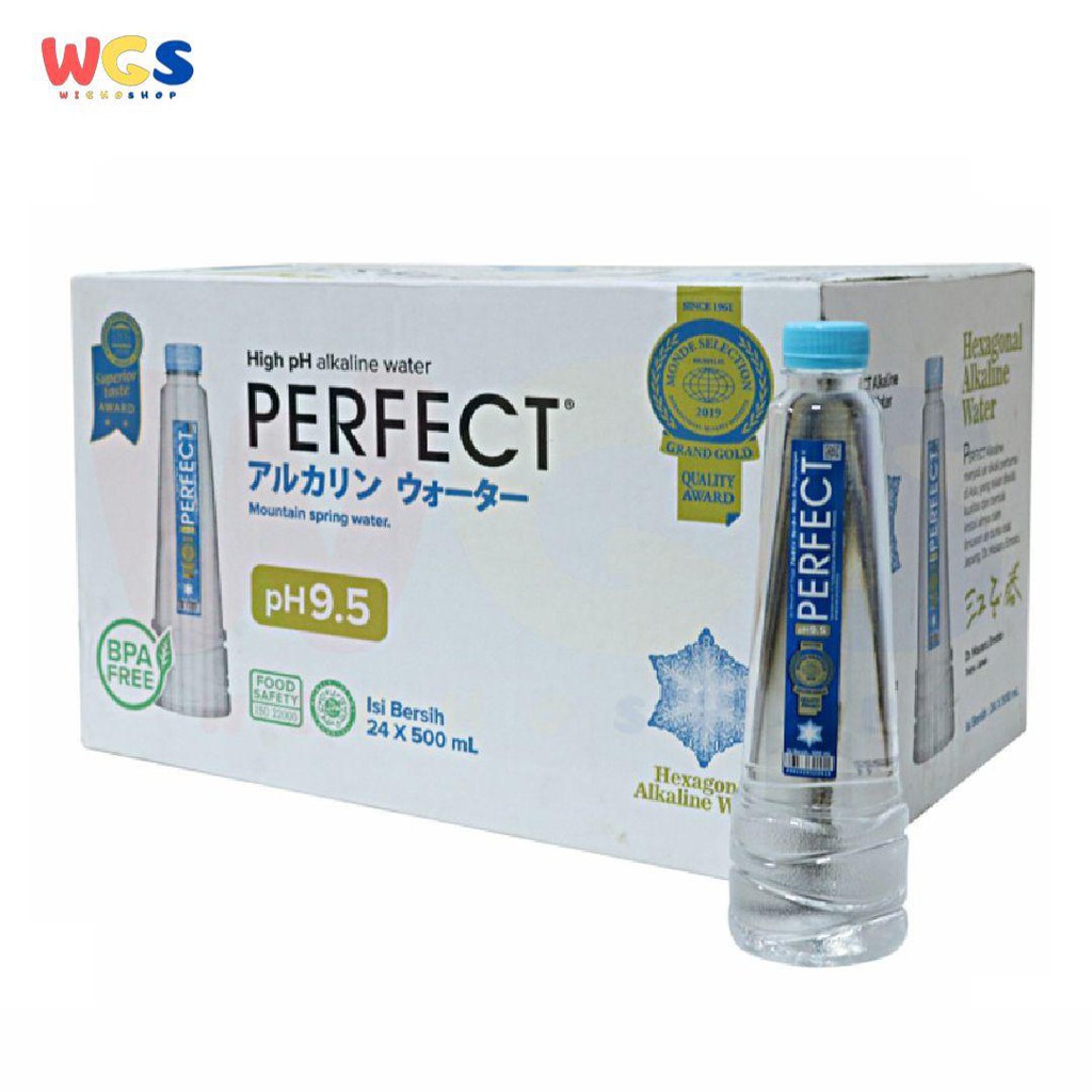 Jual Perfect Alkaline Water ph 9.5 - 24 btl x 500ml | Shopee Indonesia