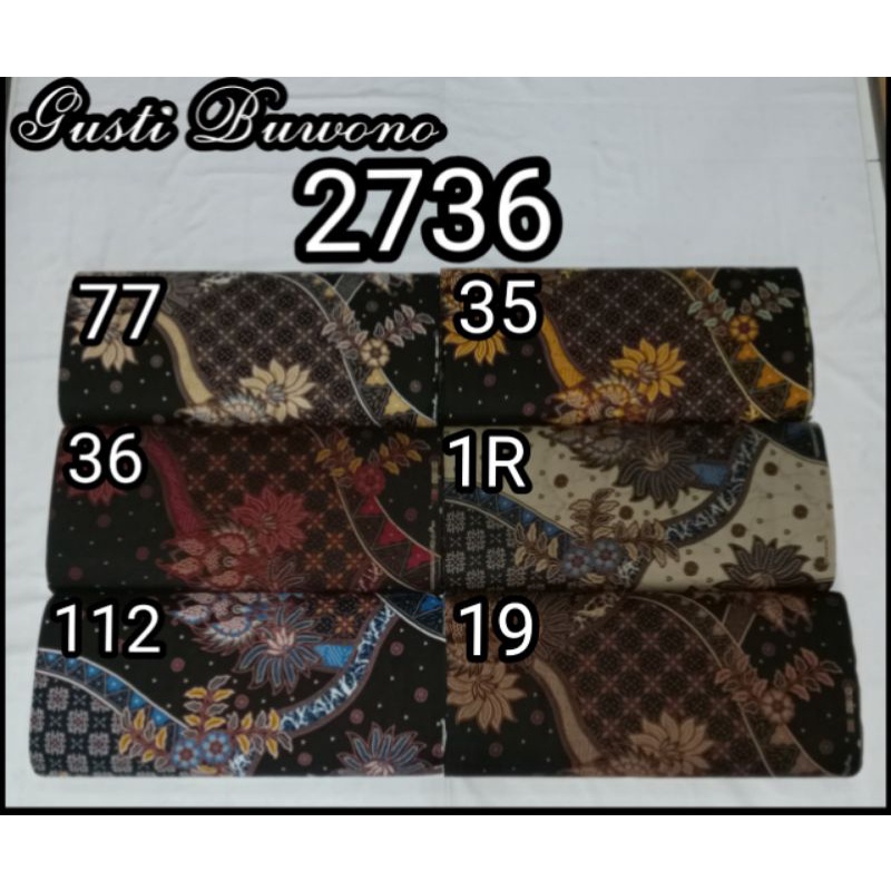 Jual Kain Batik Gusti Buwono (2736). Bahan Batik Katun Batu Raden Prima Rona Per 1/2meter = 50 ...